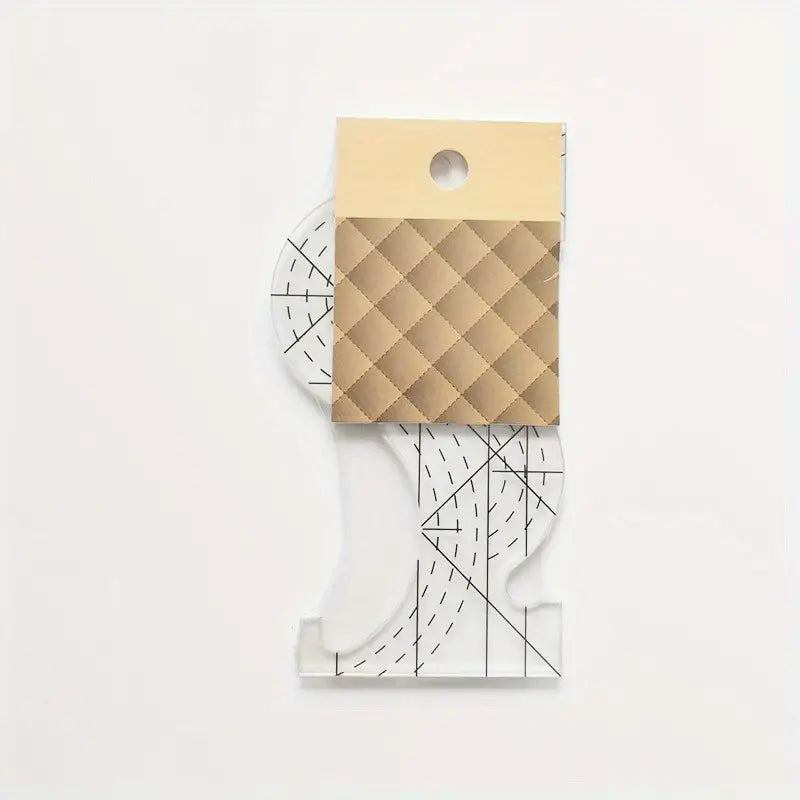 Quilting Template Free Motion Patchwork Quilt Ruler Dressmaking DIY 8x4 ...